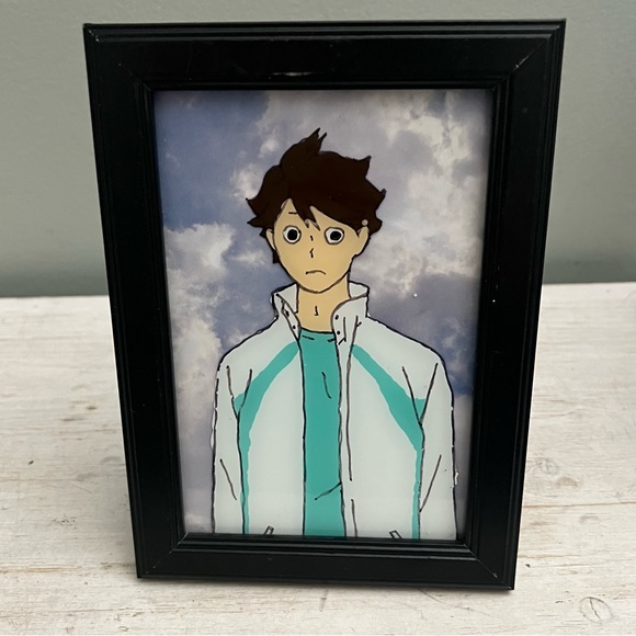 Unknown Artist | Art | Artist Unknown Reverse Painted Anime Photo ...